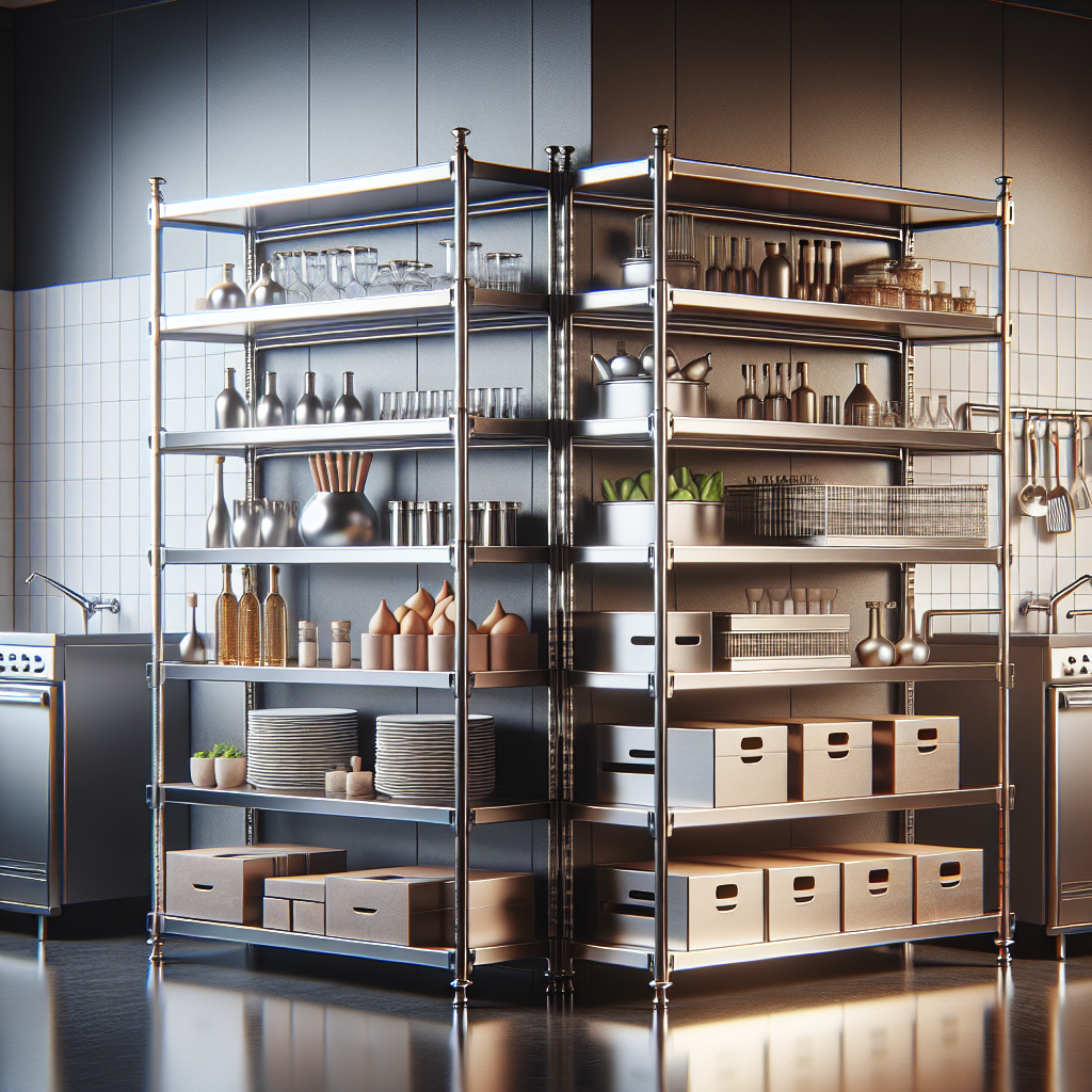 "Premium Commercial Kitchen Shelving for Organized and Efficient Spaces ...
