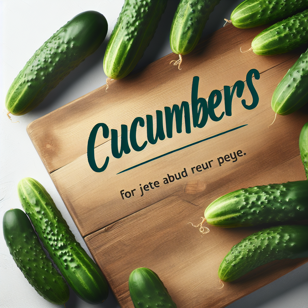 "Premium Turkish Cucumbers Exported Worldwide by TEBADUL International ...
