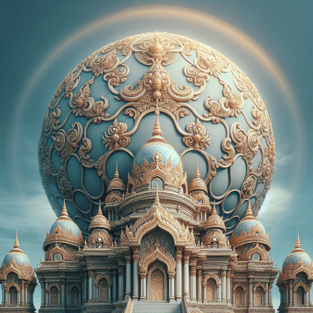 Structures de Dômes Turcs Exquis pour Temples - Société de Commerce ...