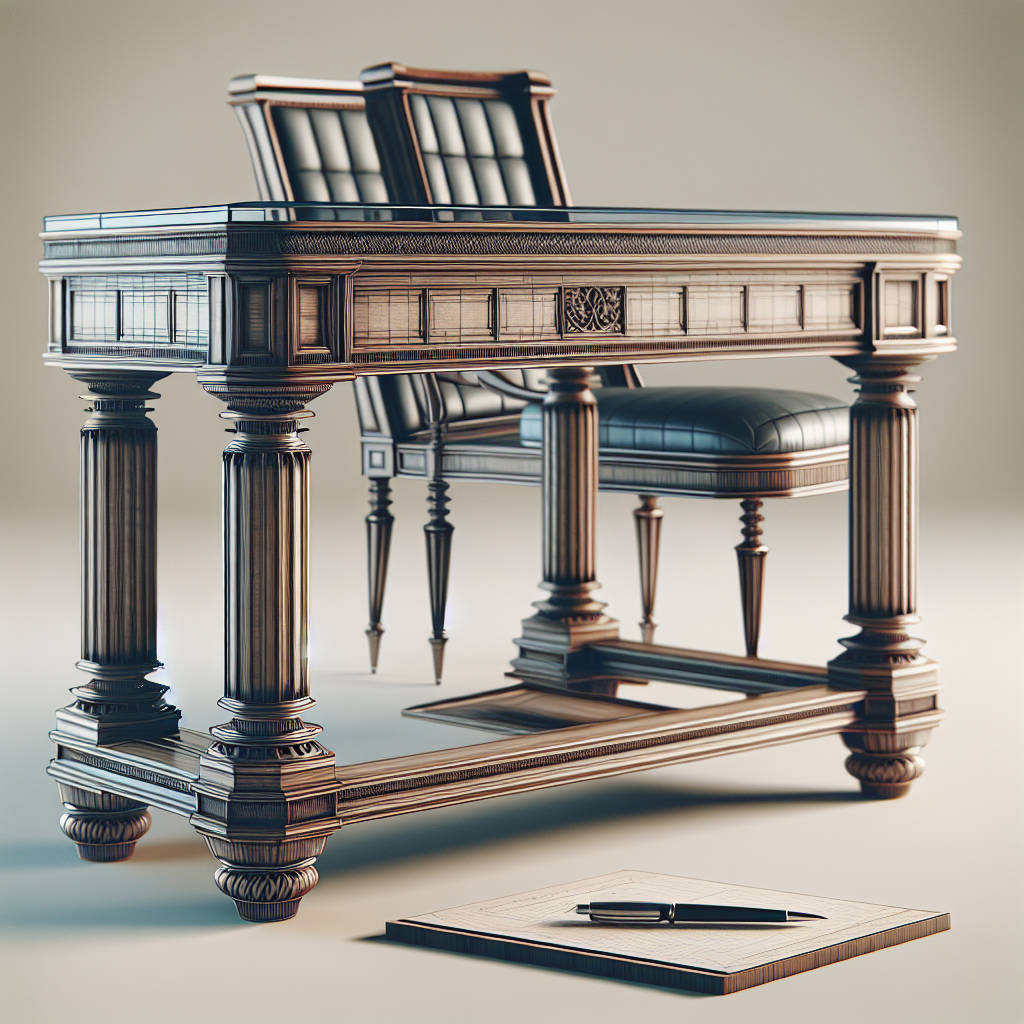 "Premium Turkish Writing Tables for Global Export by TEBADUL ...