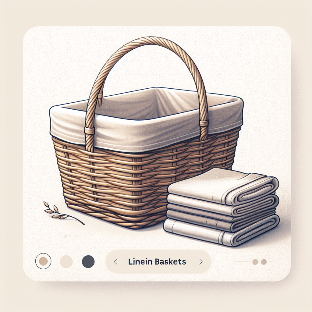 "Premium Linen Baskets for Organized Spaces | TEBADUL International ...