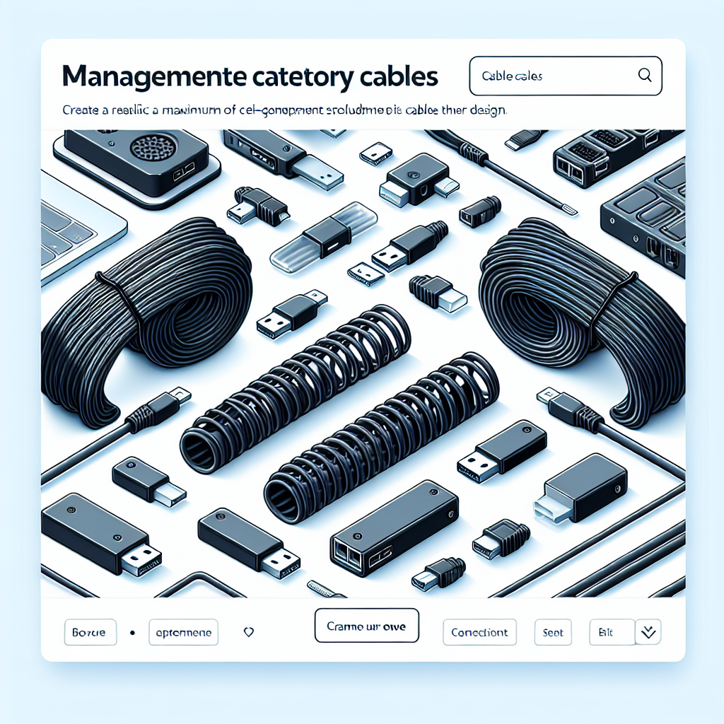"Premium Quality Management Cables for Efficient Operations | TEBADUL ...