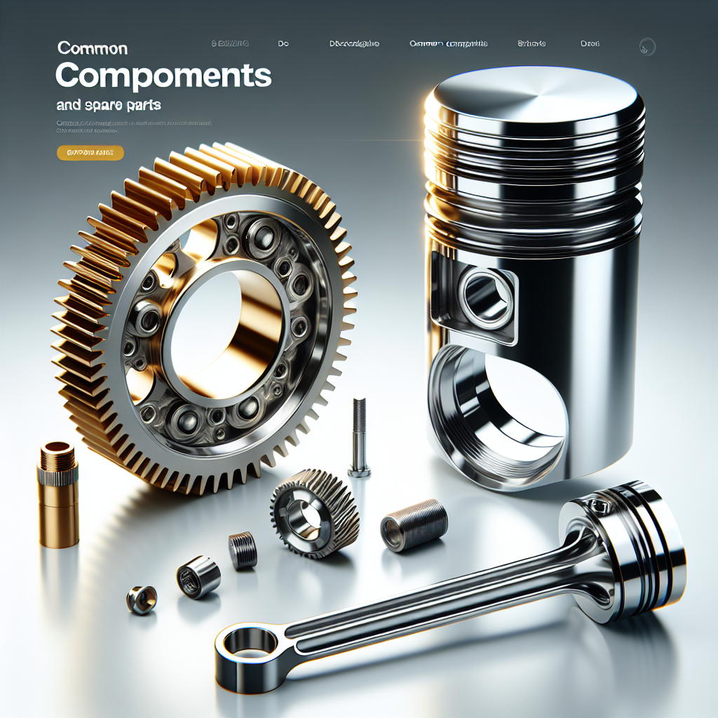 Import Common Components and Spare Parts for Various Machinery from ...