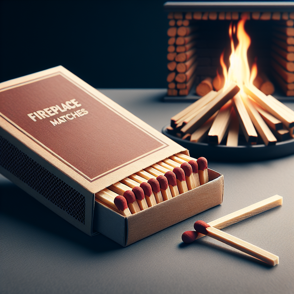 "Premium Turkish Fireplace Matches for Cozy Ambiance | TEBADUL ...
