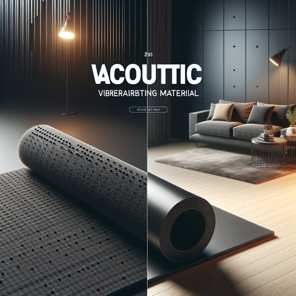 "Premium Acoustic Vibration-Absorbing Materials from Verified Turkish ...