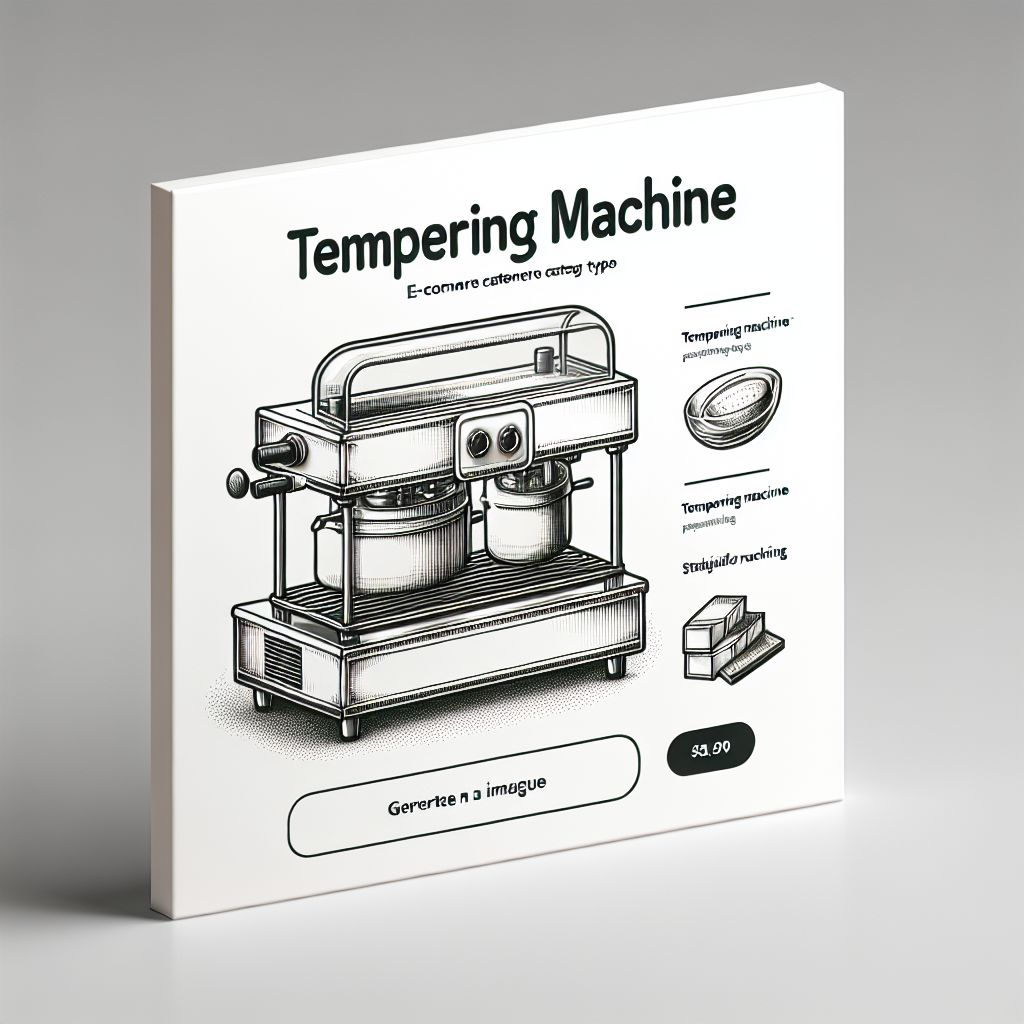 "Top-Quality Tempering Machines by TEBADUL International Trading ...